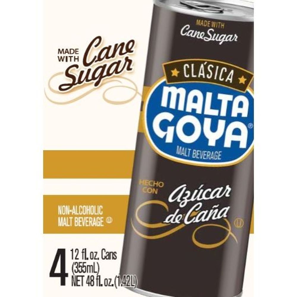 Goya Classic Cane Sugar Malta, 48 Fluid Ounce -- 6 per case
