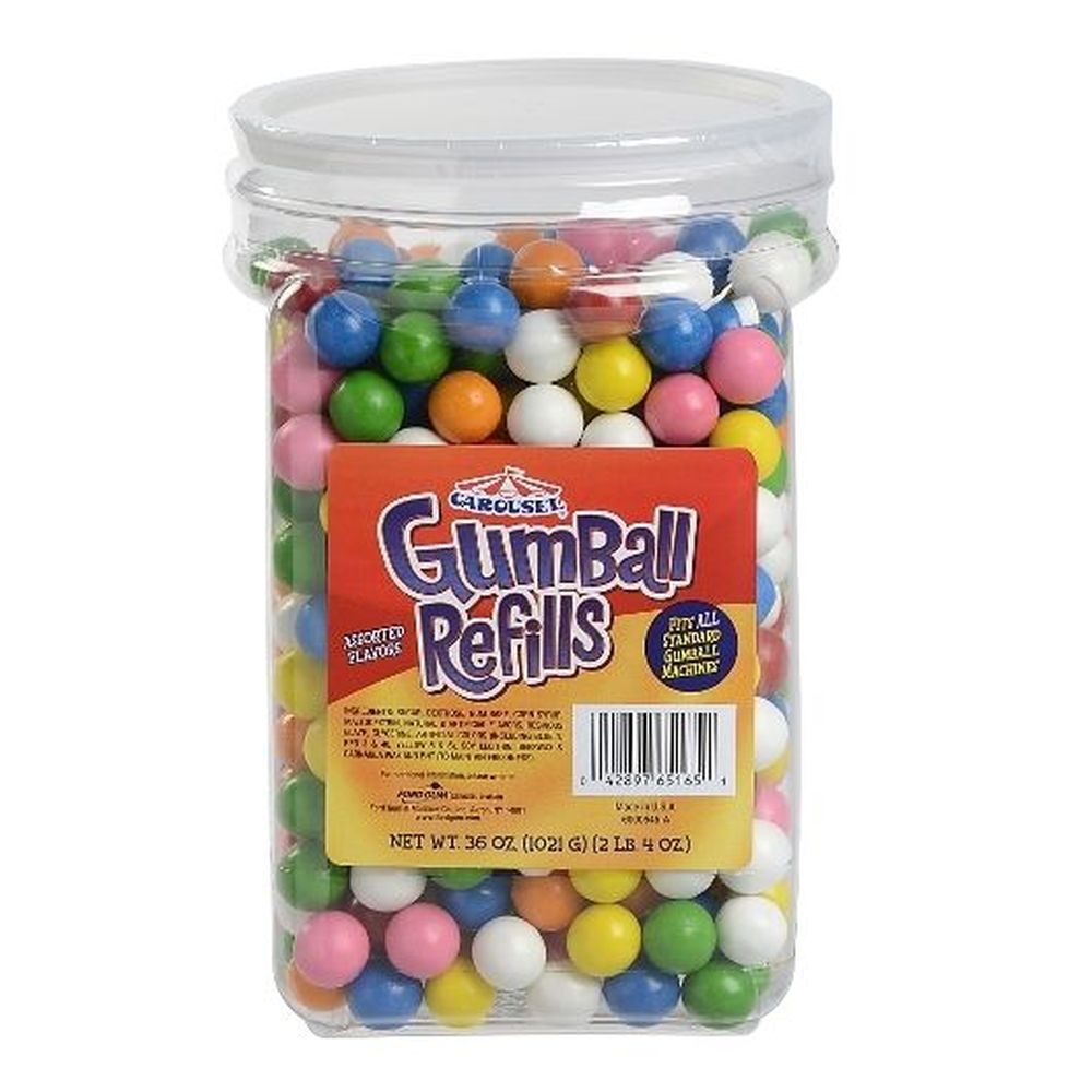 Ford Gum Carousel Gumball - Refill Jar, 36 Ounce -- 6 per case