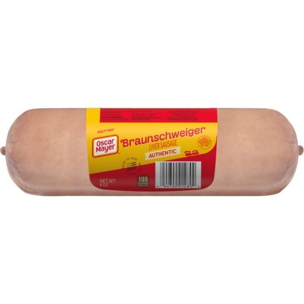 Oscar Mayer Braunschweiger Liver Sausage Case | FoodServiceDirect