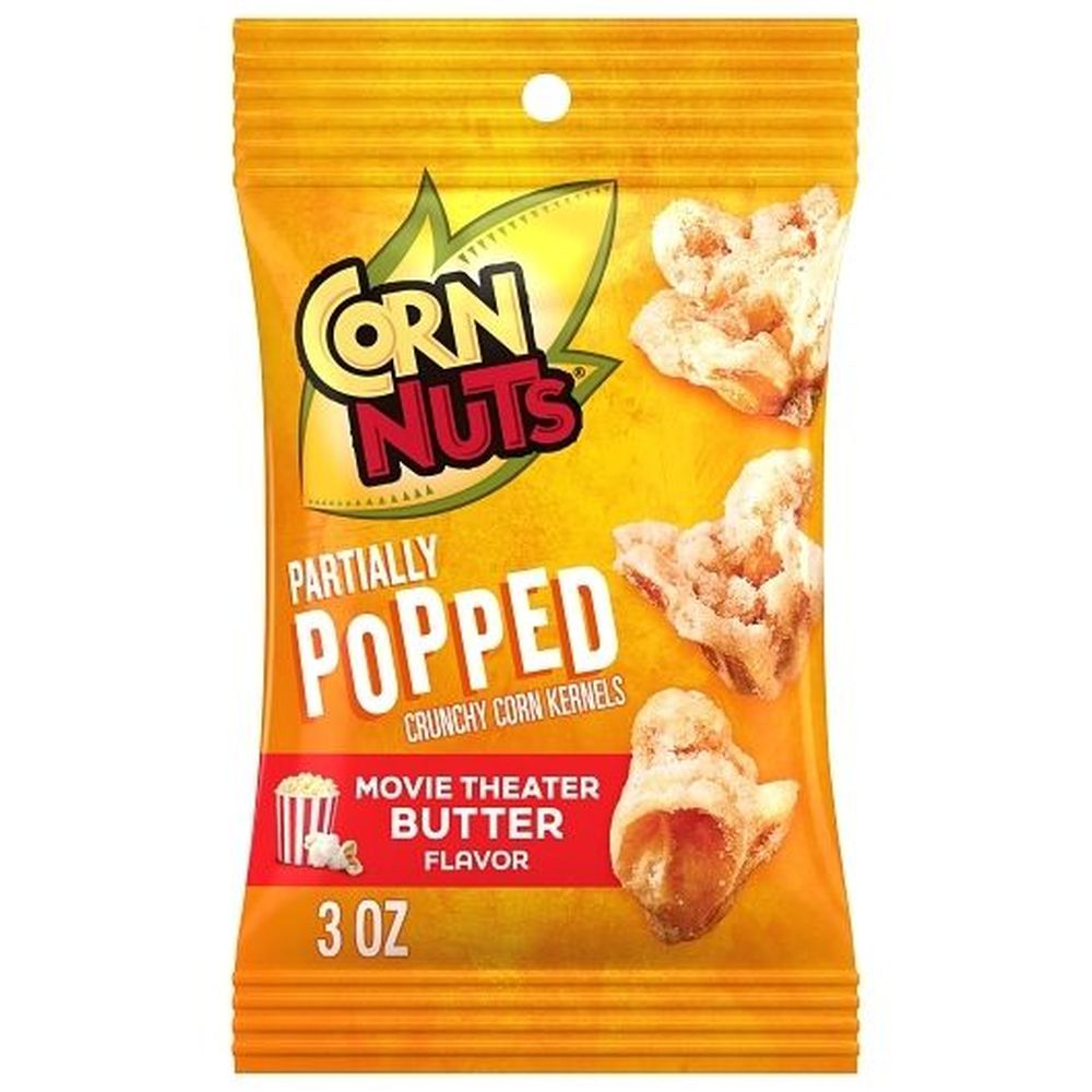 Corn Nuts Partially Popped Movie Theater Butter Corn Kernels ...