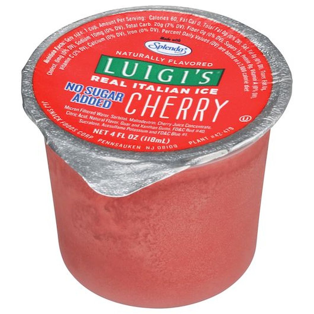 Luigi Cherry Italian Ice Cup Case | FoodServiceDirect