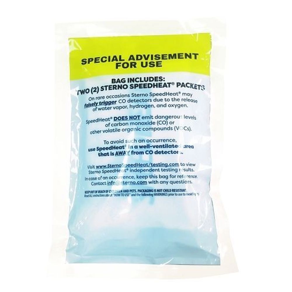 Sterno SpeedHeat Flameless Food Warming System -- 100 per case