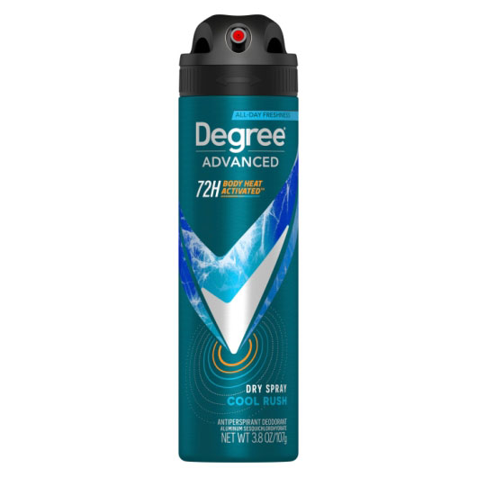 Degree Men Motionsense Cool Rush Anti Perspirant Dry Spray, 3.8 Ounce ...