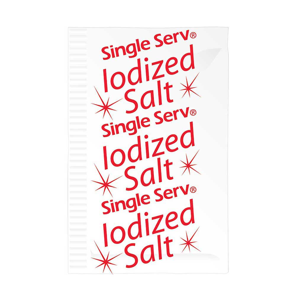 Single Serv Flat Salt Packet Case | FoodServiceDirect