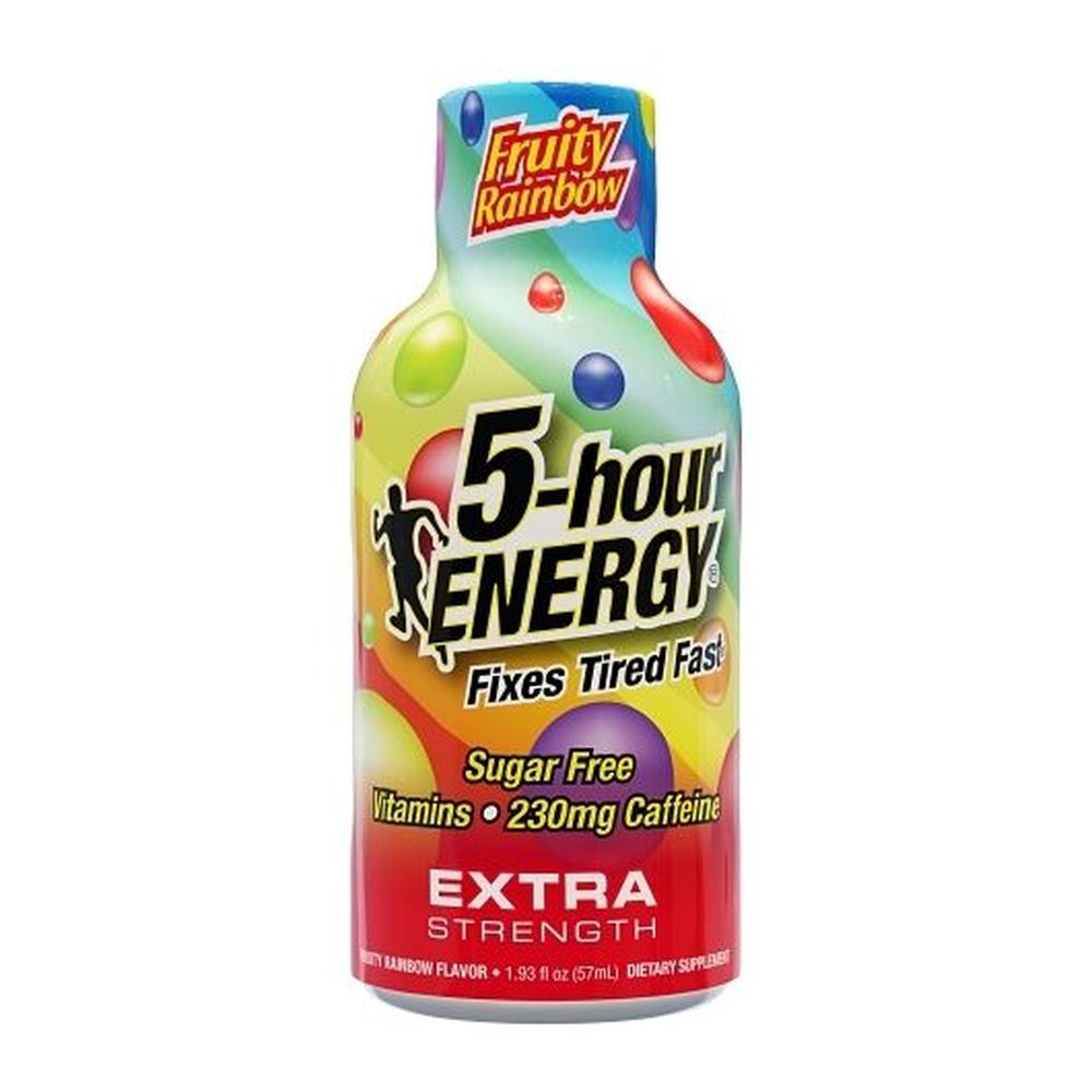 5-Hour Energy 1.93 Ounce Extra Strength Fruity Rainbow Shot, 6 Count ...