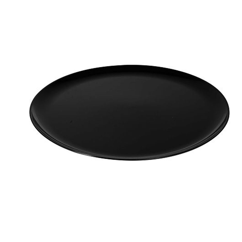 Fineline Settings Platter Pleasers 12 inch Rigid Classic Round Black ...