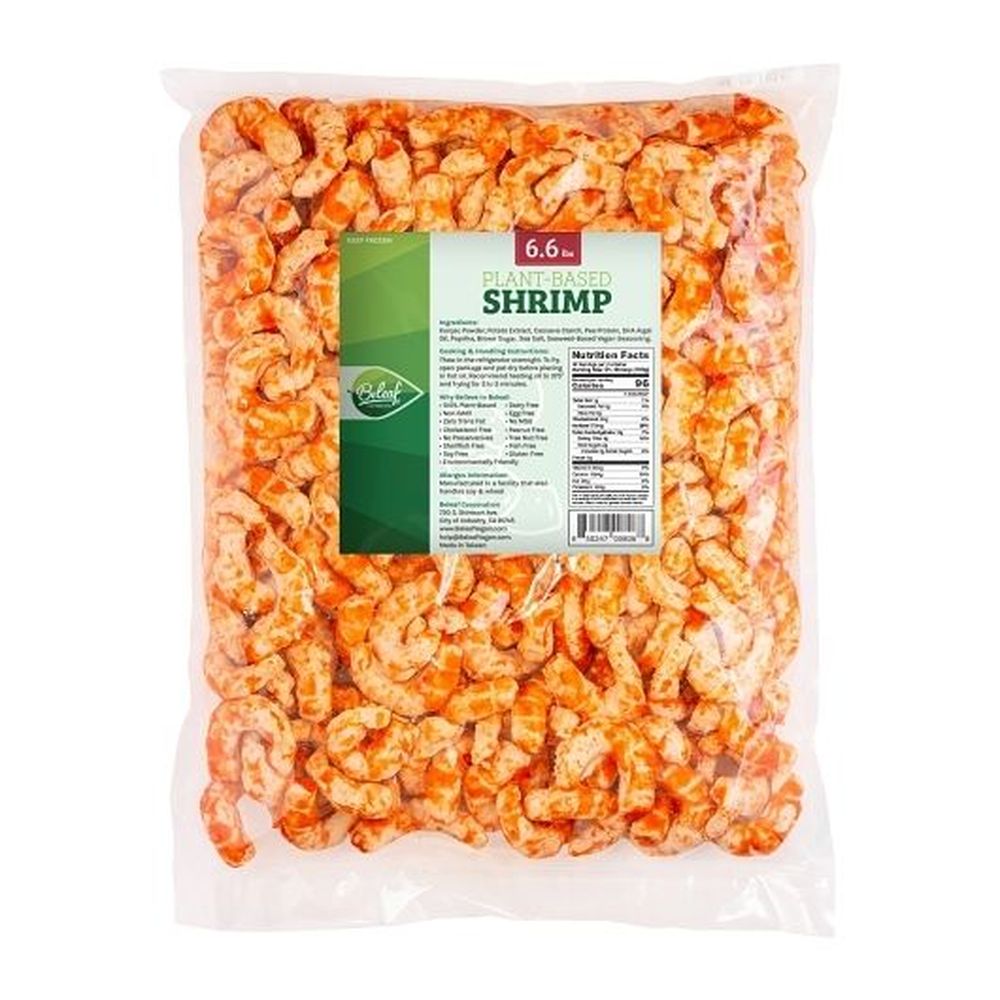 Beleaf Plant-Based Shrimp, 6.6 Pound | FoodServiceDirect