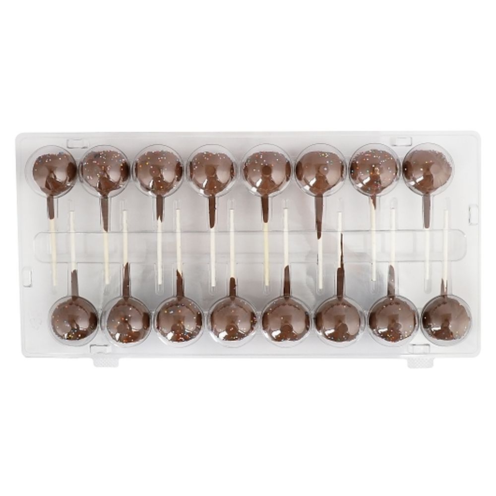 Inkles Milk Chocolate Cake Pops with Rainbow Topping, 16 count -- 6 per ...