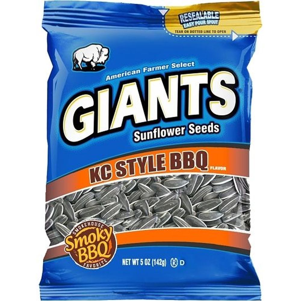 Giants KC Style Barbeque Sunflower Seed Snacks Case | FoodServiceDirect
