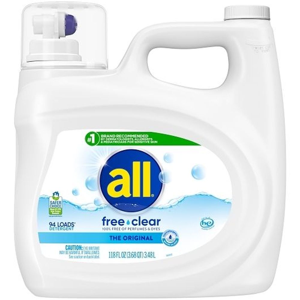 All Laundry Detergent Free and Clear The Original Liquid Laundry ...