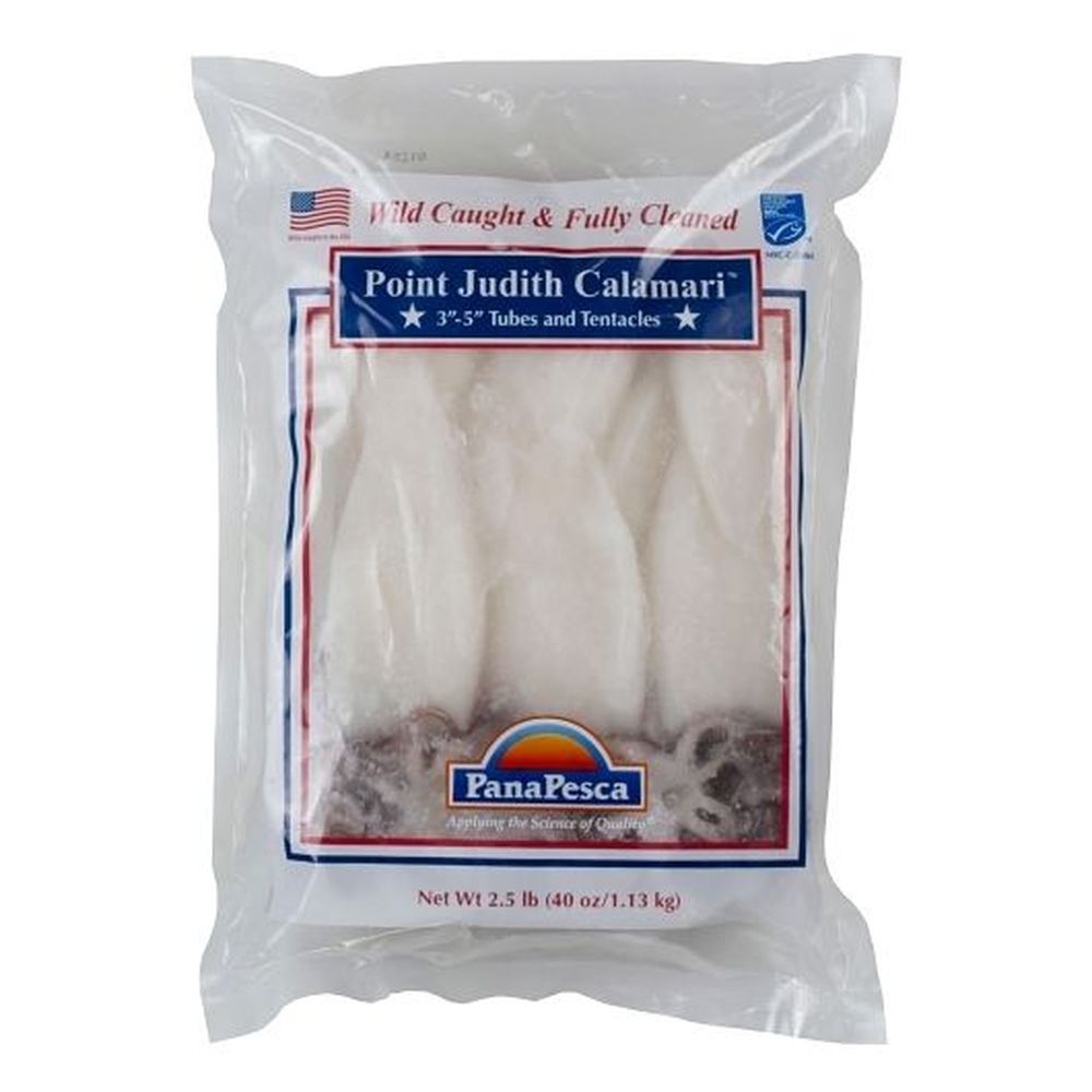 Panapesca Premium Domestic Wild Caught Squid/Calamari, 2.5 Pound -- 4 ...