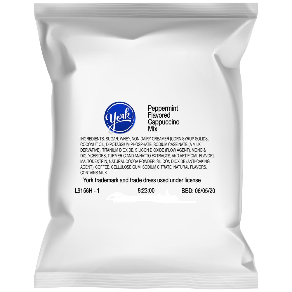 Hershey's York Peppermint Flavored Cappuccino Mix, 3 Pound -- 4 per case