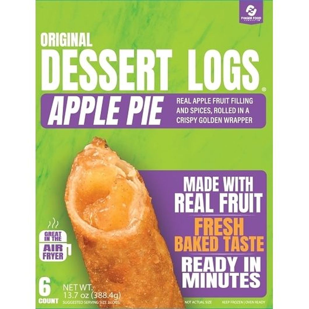 Original Dessert Logs - Apple Pie, 6 count -- 6 per case