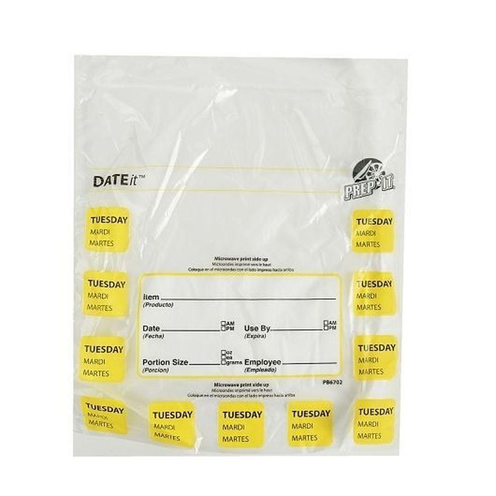 Ncco 6.5 x 7 inch Tuesday Portion Bag, 2000 count