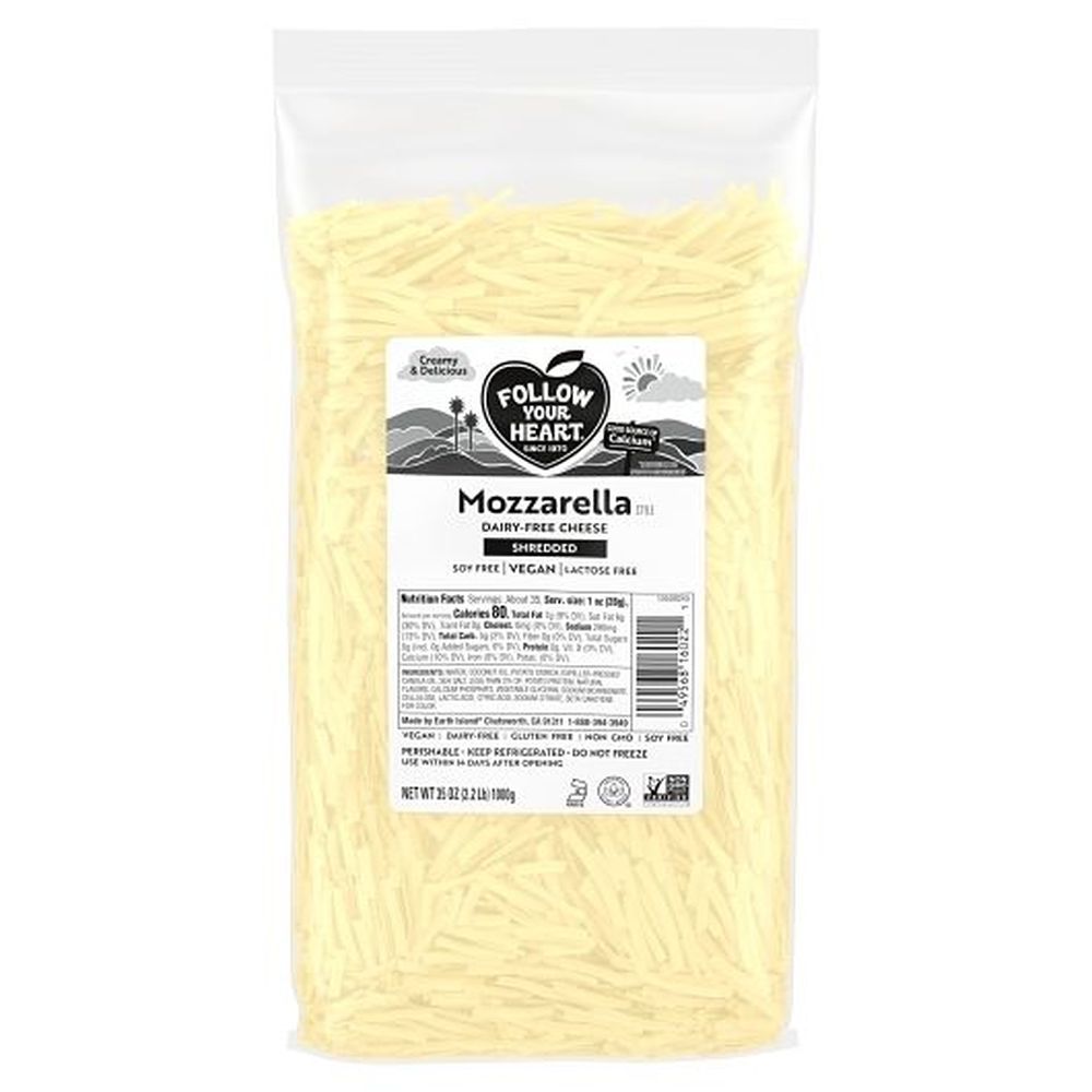 Follow Your Heart Mozzarella Style Cheese Case | FoodServiceDirect