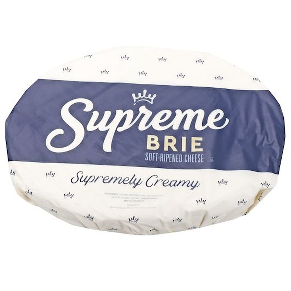 Supreme Soft Ripened Brie Wheel Cheese, 80 Ounce -- 2 per case