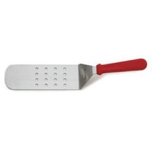 Perforated Color Coded Spatula with Red Handle