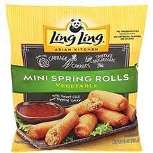 Ling Ling Mini Vegetable Spring Roll 11 Ounce
