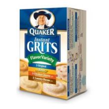 Quaker Instant Grits Variety Pack 12 Ounce