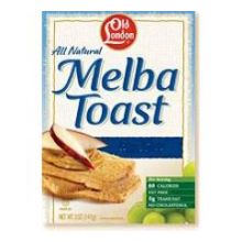 White Grain Melba Toast Crackers