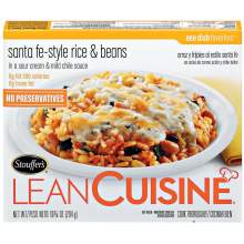 Nestle Stouffers Lean Cuisine Entree Santa Fe Style Rice and Beans 10 Ounce