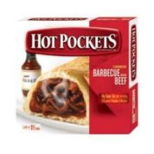 Nestle Hot Pockets Barbecue Recipe Beef - Sandwich 9 Ounce