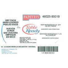 Michael Foods Papettis Table Ready Hard Cooked Egg