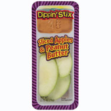 Reichel Foods Sliced Apple with Peanut Butter Dippin Stix 6 per case.