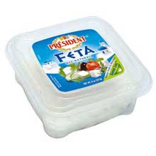 President All Natural Plain Feta Cheese Chunk