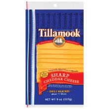 Shingled Sliced Sharp Cheddar Cheese