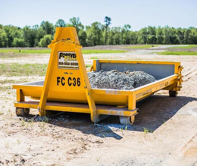 Raleigh Area Concrete Washout Dumpster Rentals | Forever Clean