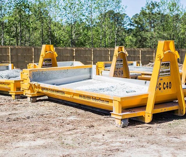 Raleigh Area Concrete Washout Dumpster Rentals | Forever Clean