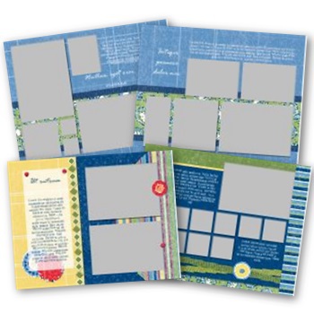 Everyday 11x8.5 Predesigned Pages | Digital Art