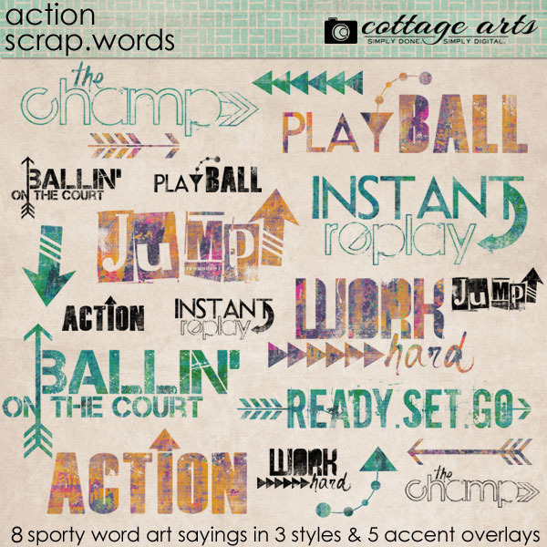 Action Scrap.Words | Digital Art