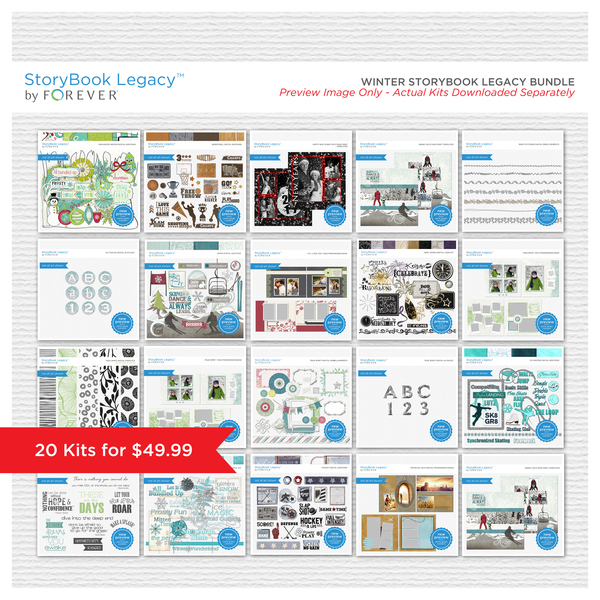 Winter StoryBook Legacy Bundle | Digital Art