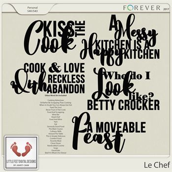 Le Chef Word Art | Digital Art | Forever.com