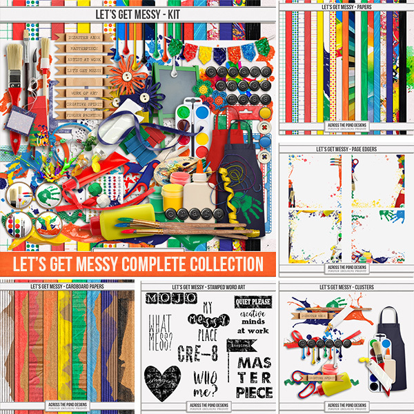 Let's Get Messy Complete Collection | Digital Art
