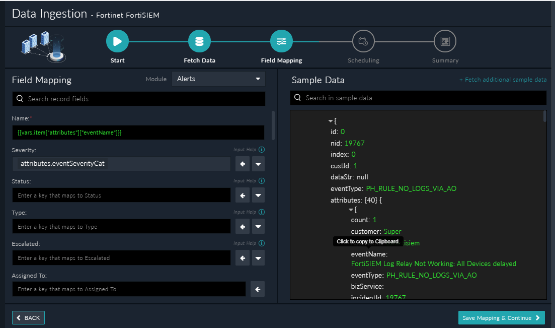Fortinet FortiSIEM | FortiSOAR 4.1.1 | Fortinet Documentation Library