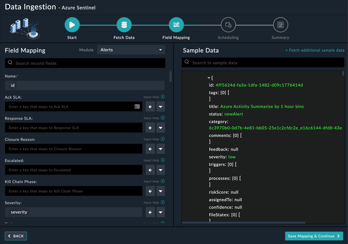 Azure Sentinel v1.1.0 | FortiSOAR 1.1.0 | Fortinet Document Library