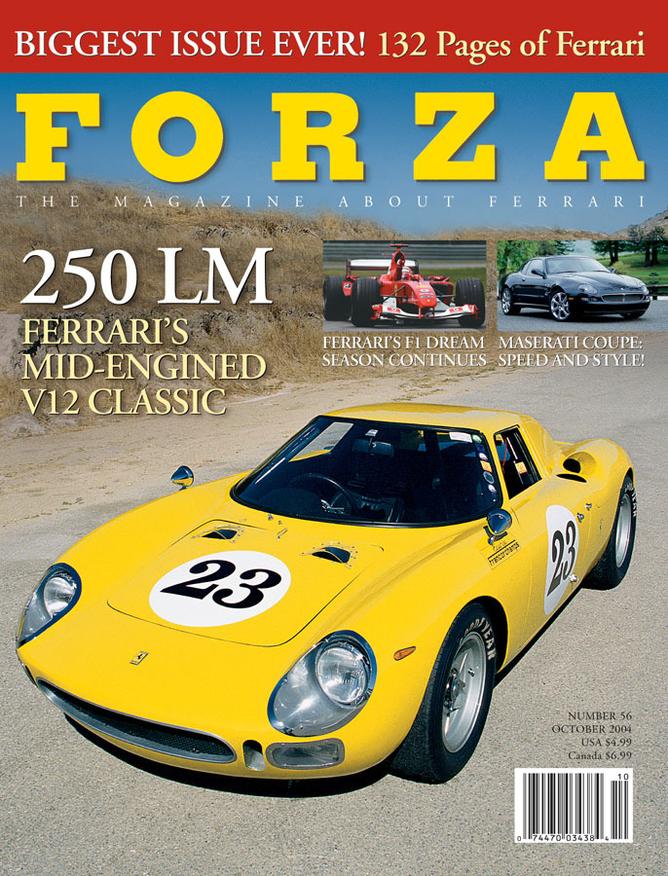 Issue 56 | October 2004 | Forza | The Magazine About Ferrari