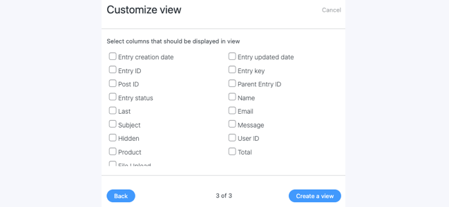 Create a View - Formidable Forms