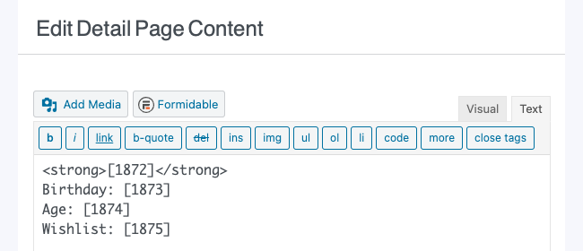 How to Display Form Data with Views - Formidable Forms