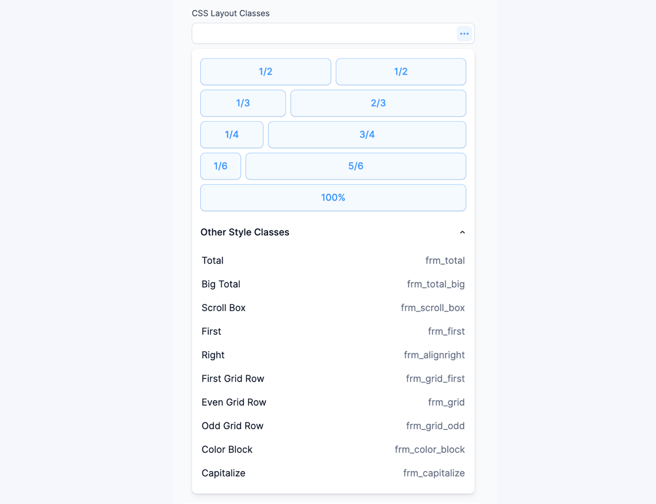 Form Layout And CSS Classes Formidable Forms