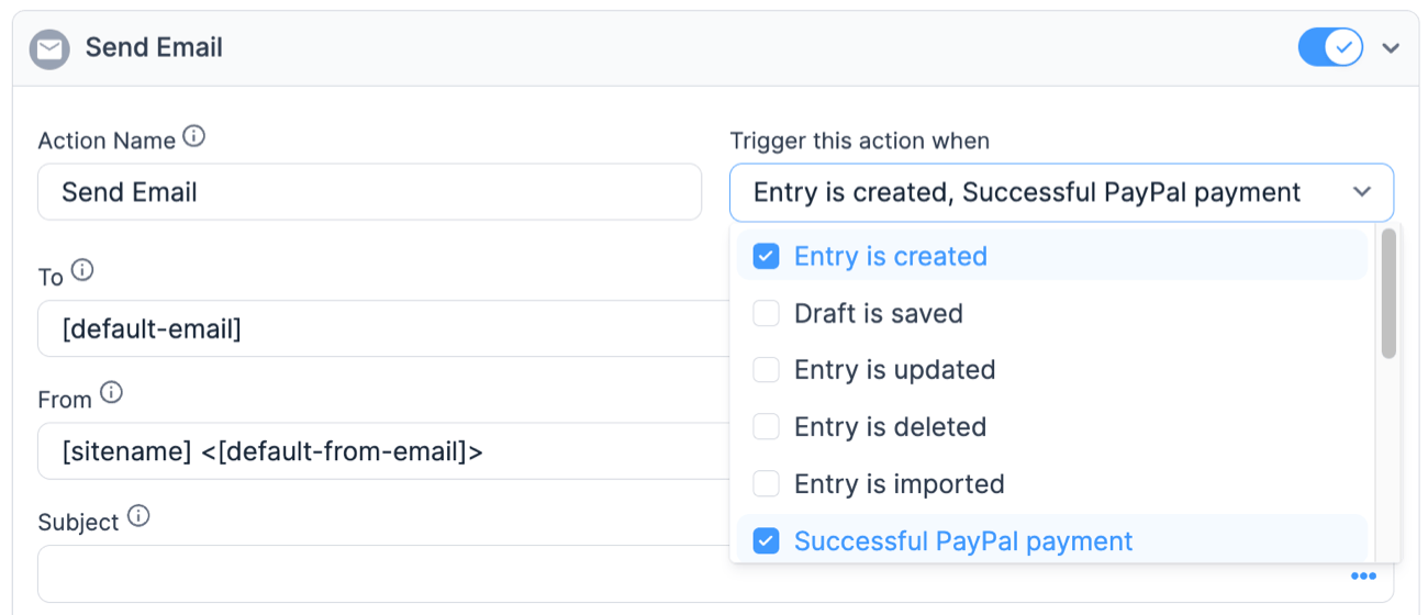 Using Form Actions - Formidable Forms