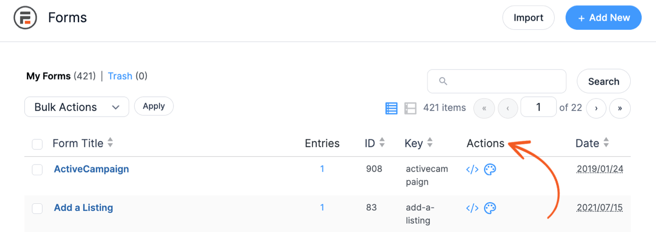 How to Publish a Form with a Block - Formidable Forms