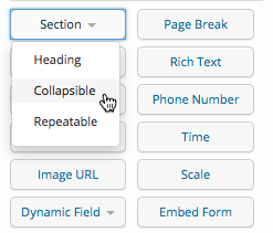 Section Heading - Formidable Forms