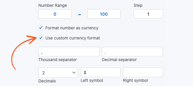 Wordpress Range Slider Field Formidable Forms