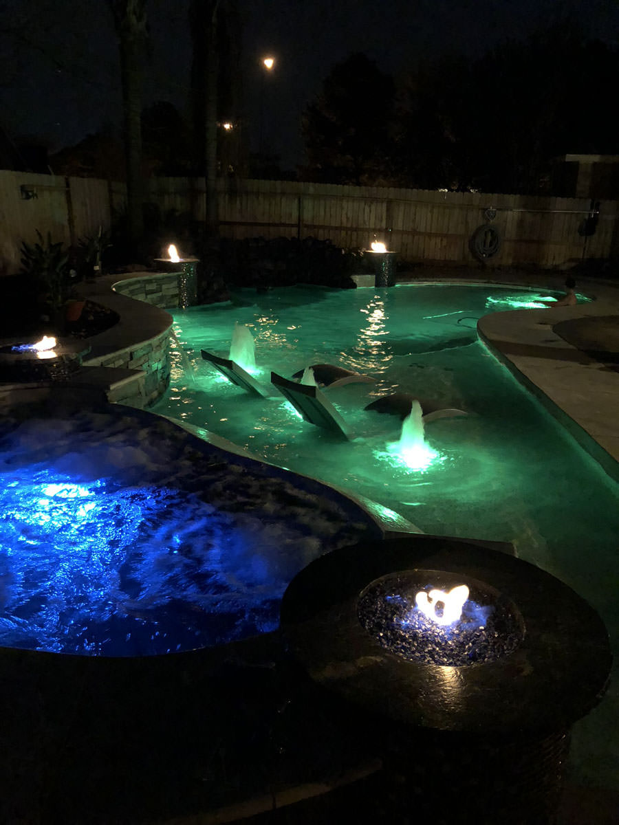 Northeast Houston Swimming Pools & Outdoor Living / Kitchens Portfolio ...