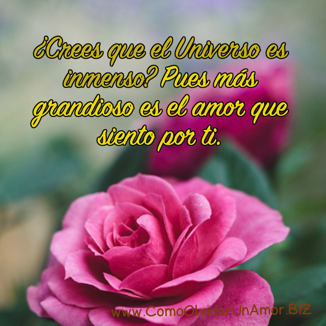 ¿Crees que el Universo es inmenso? Pues más grandioso es el amor que ...