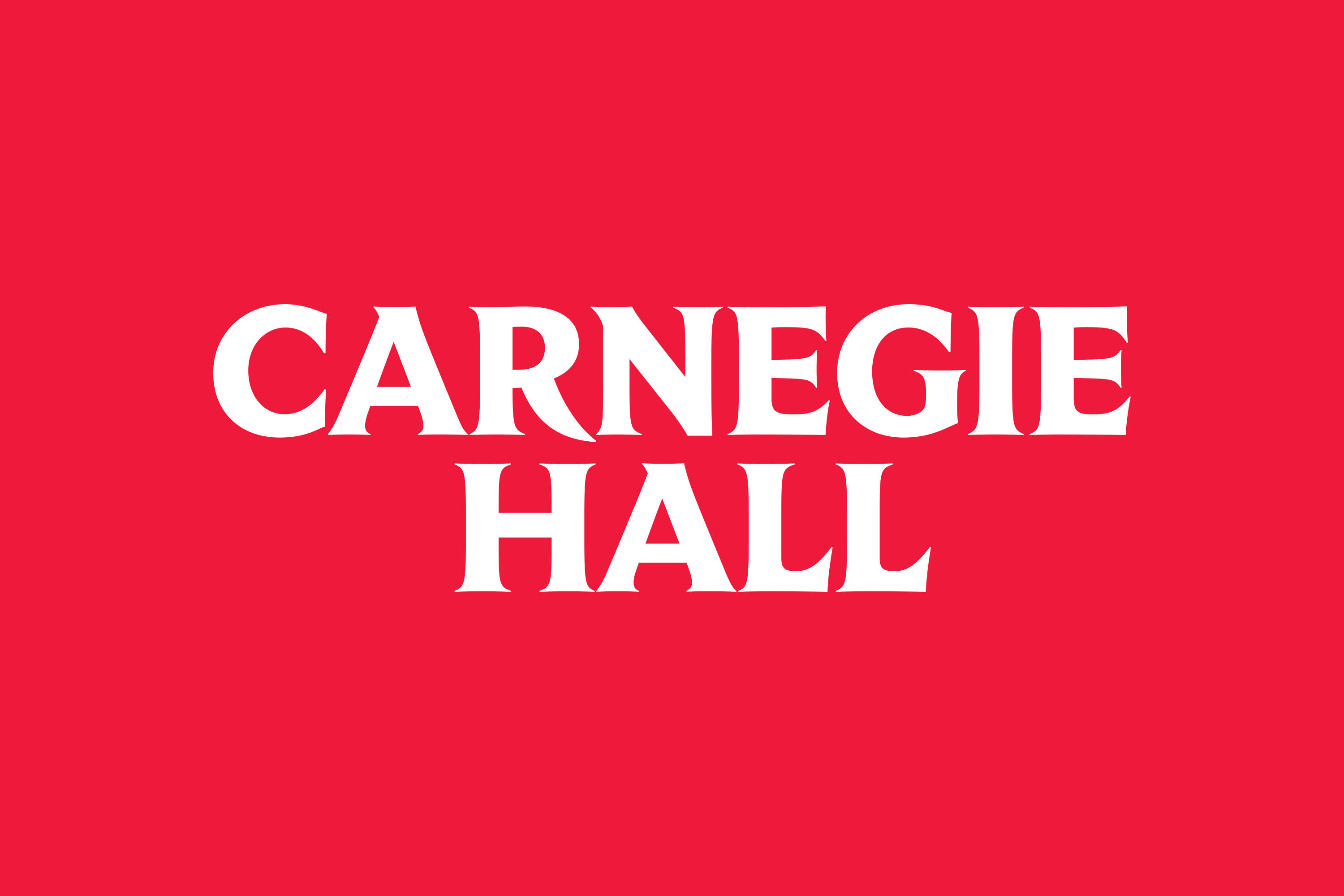 carnegie hall logo